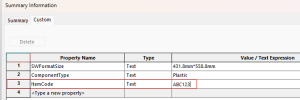 SolidWorks API Tip #1: Read & Write SolidWorks Custom Properties – SolidWorks Drawing & MBD ...