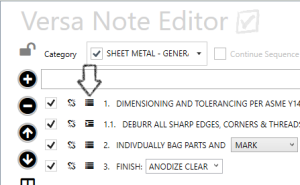 Versa Note User Guide – SolidWorks Drawing & MBD Notes Add-in